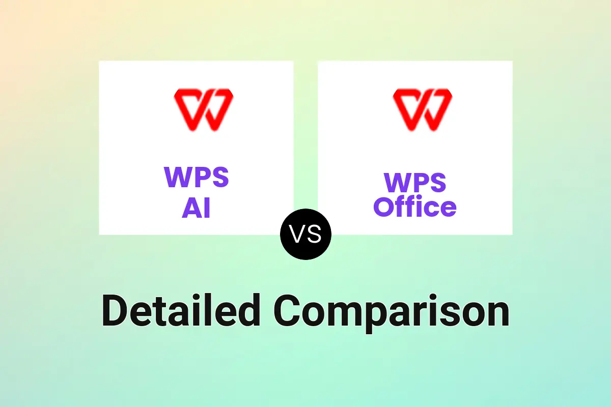 WPS AI vs WPS Office Detailed comparison features, price