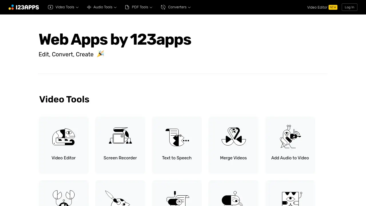 123apps - Online Suite for Video, Audio, PDF Editing and Conversion