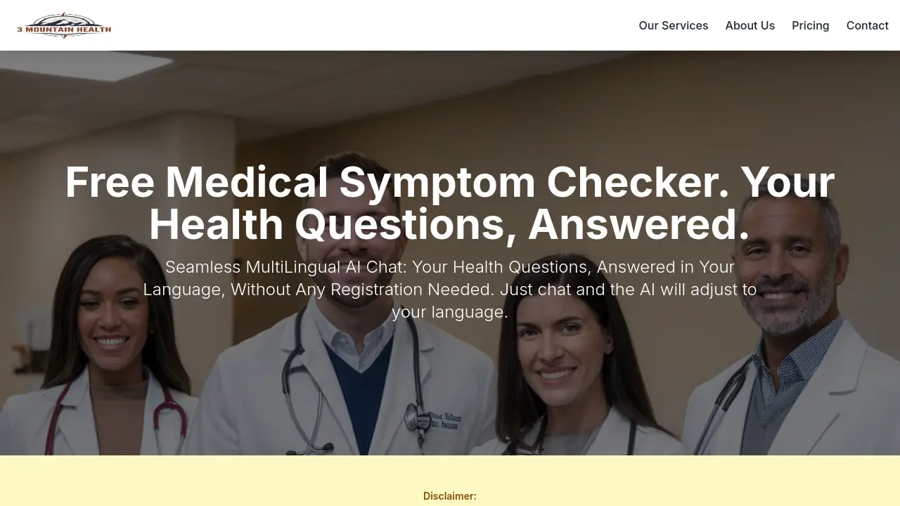 3MountainHealth - AI-Powered Symptom Checker & Practice Chatbots for ...