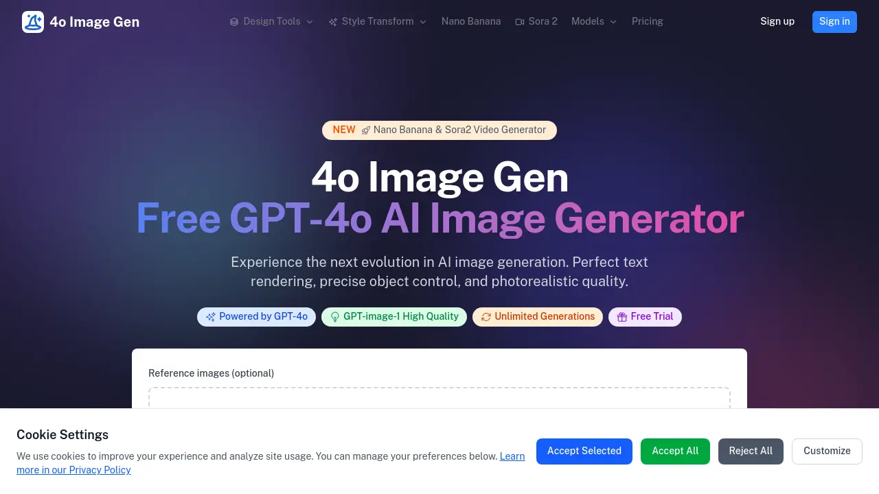 4o Image Gen - Free GPT-4o AI Image Generator with perfect text ...