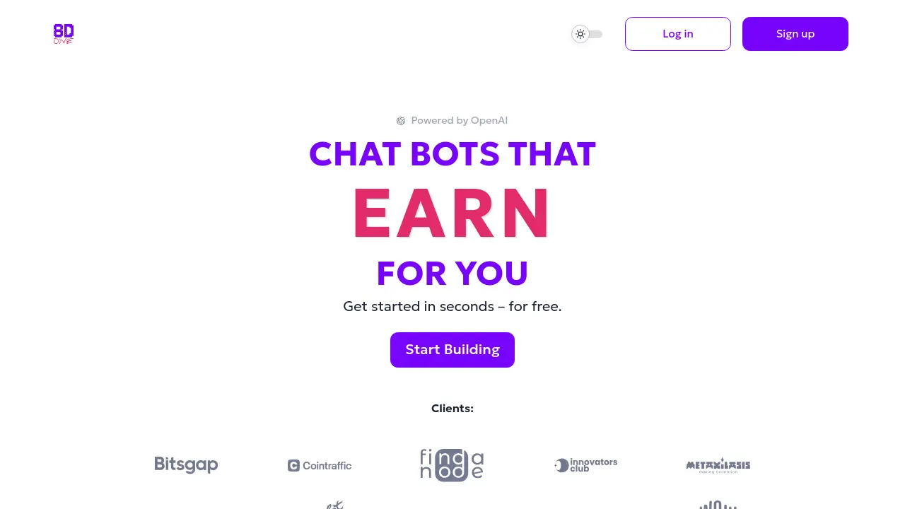 8D-1 - Chat Bots That Earn For You