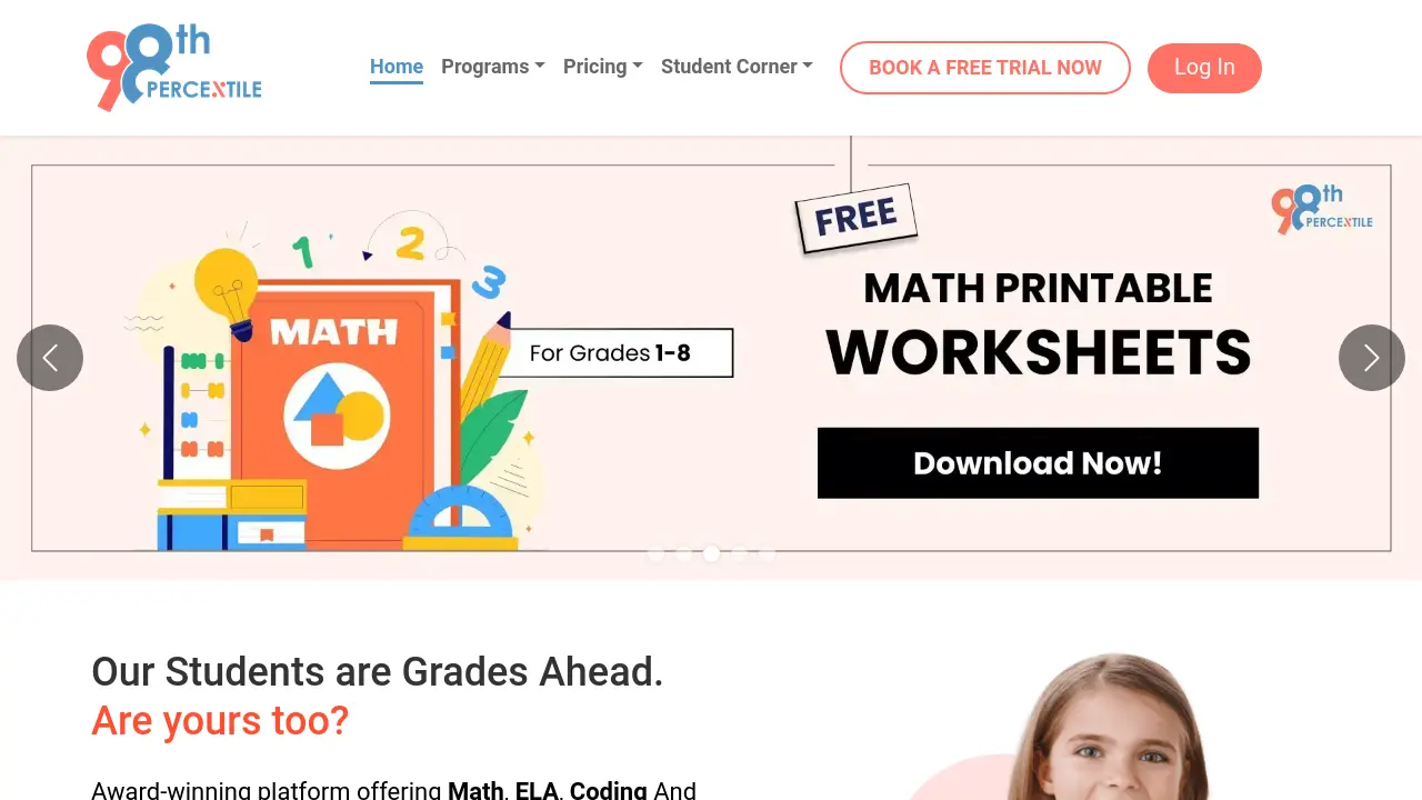 98thPercentile - Accelerated Online Learning for K-12 Students