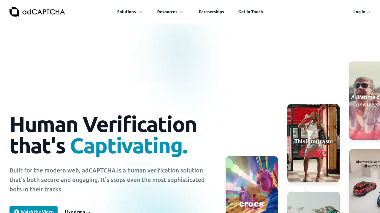 adCAPTCHA - Human Verification that's Secure and Engaging