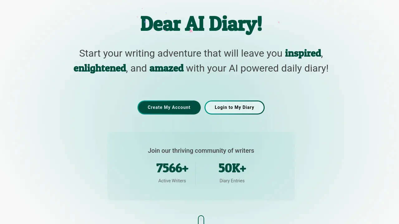 AI Diary - Your AI-Powered Daily Diary for Personal Growth and Reflection