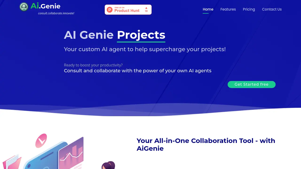 AI Genie - Your custom AI agent to help supercharge your projects!