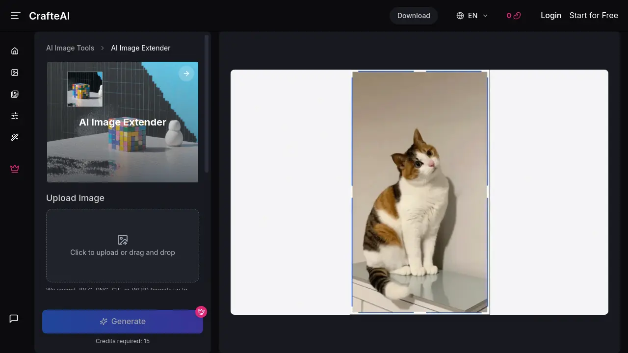 AI Image Extender - Seamless AI-Powered Image Expansion