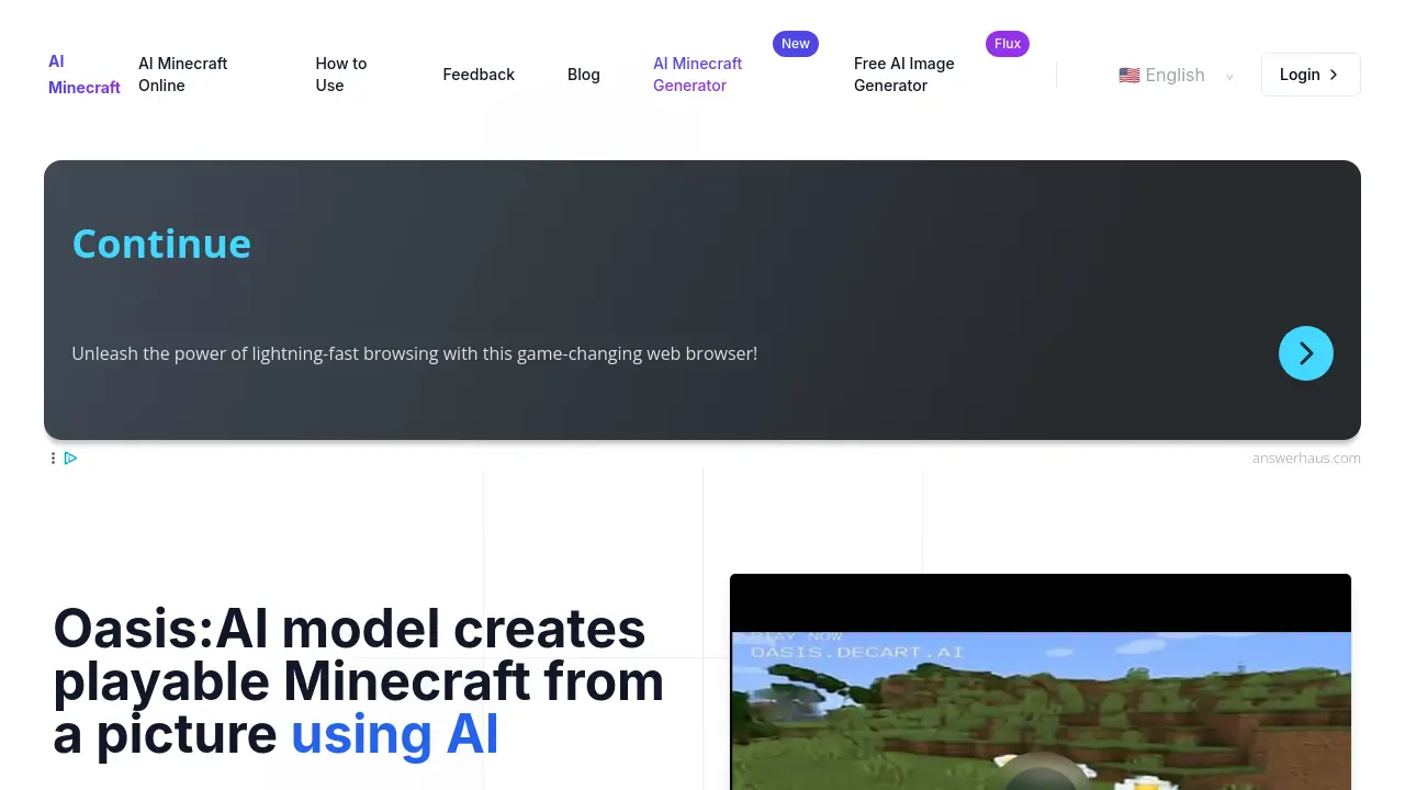 AI Minecraft - Revolutionizing Minecraft with Artificial Intelligence