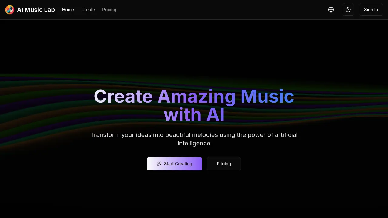AI Music Lab - Create Amazing Music with AI