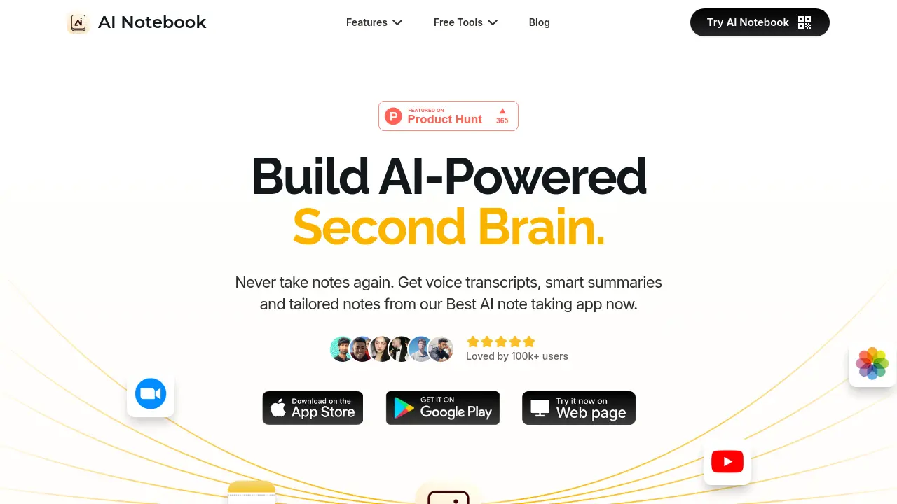 AI Notebook - Build AI-Powered Second Brain