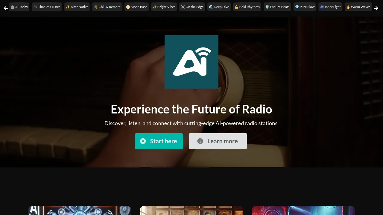 AI Radio Host - Experience the Future of Radio