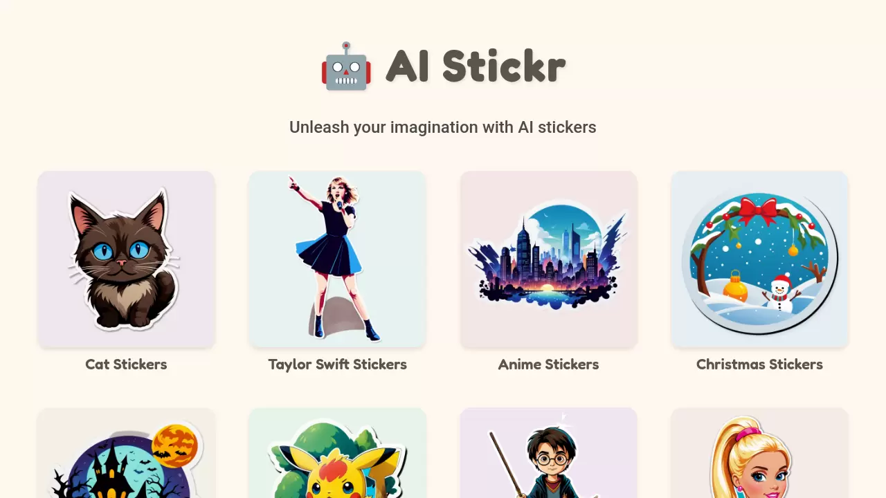 AI Stickr - Unleash your imagination with AI stickers