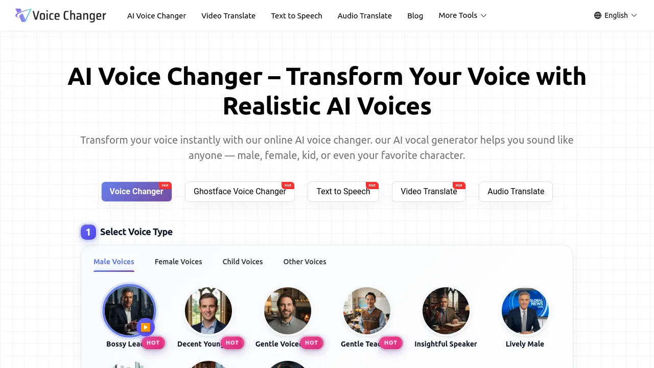 AI Voice Changer - Transform Your Voice with Realistic AI Voices