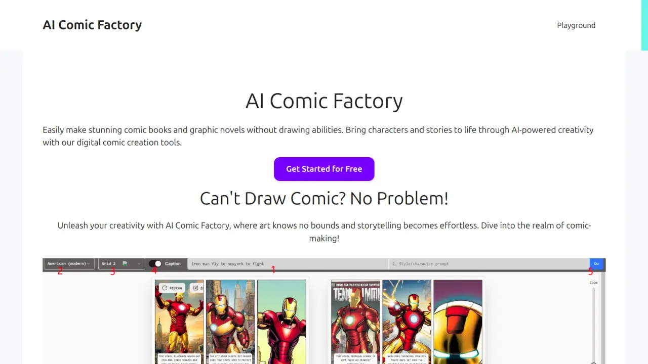 aicomicfactory.org - Easily make stunning comic books and graphic ...