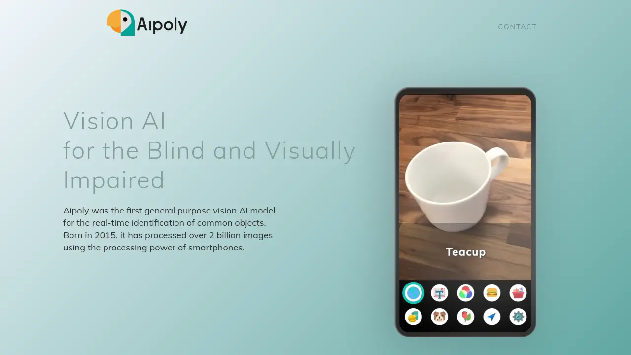 Aipoly - Vision AI for the Blind and Visually Impaired