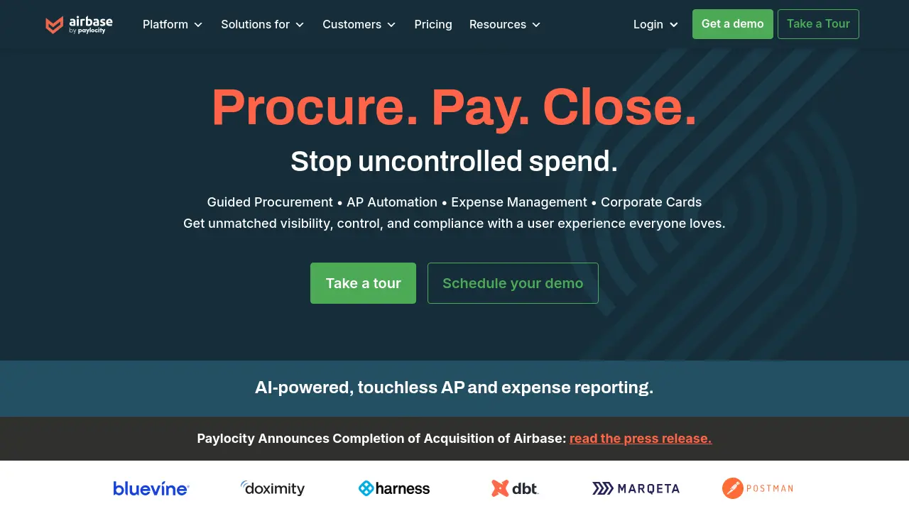 Airbase - AI-Powered Spend Management and AP Automation Platform