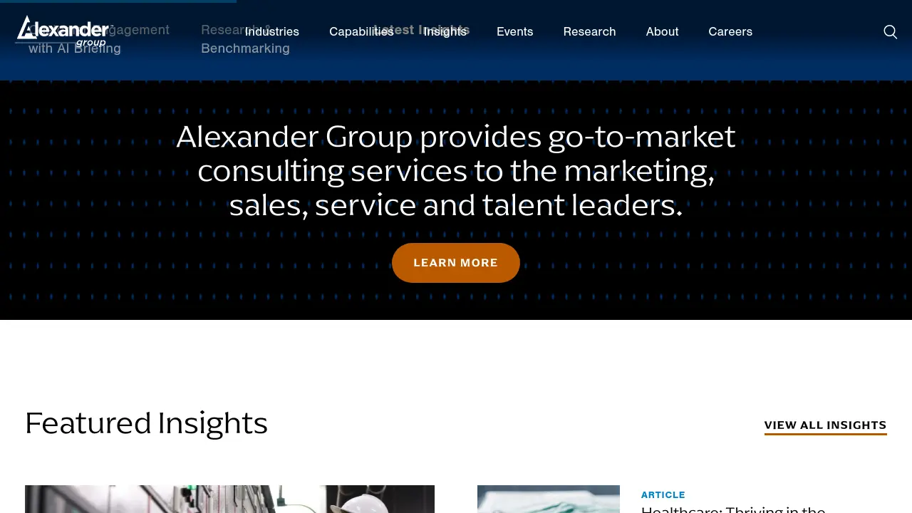 Alexander Group - Data-driven go-to-market consulting for revenue growth