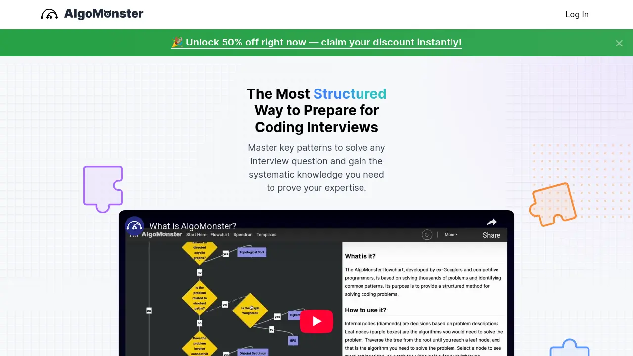 AlgoMonster - The Most Structured Way to Prepare for Coding Interviews