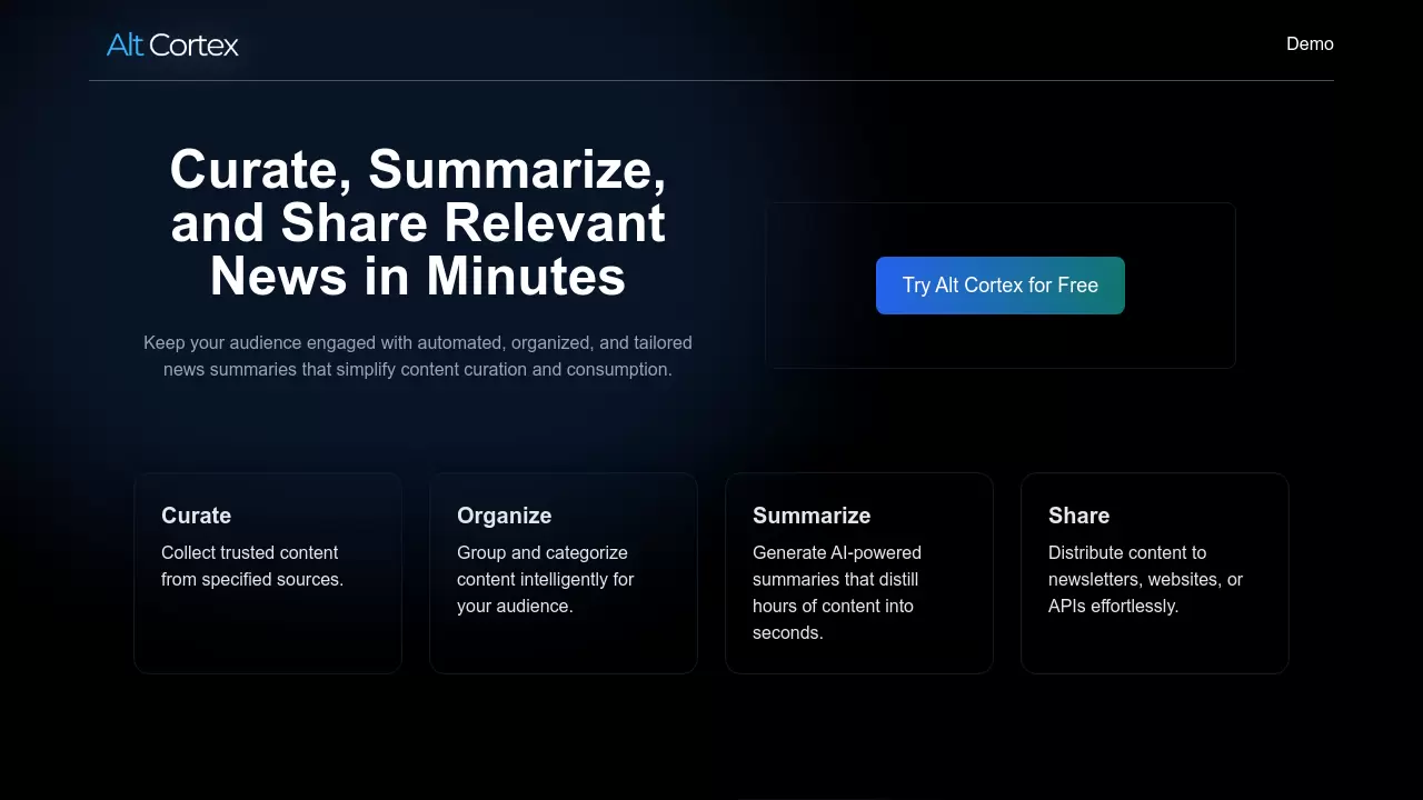 Alt Cortex - Transform Information into Insights
