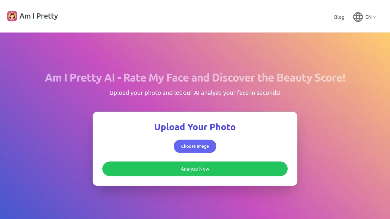 Am I Pretty - Rate My Face and Discover Your Beauty Score!