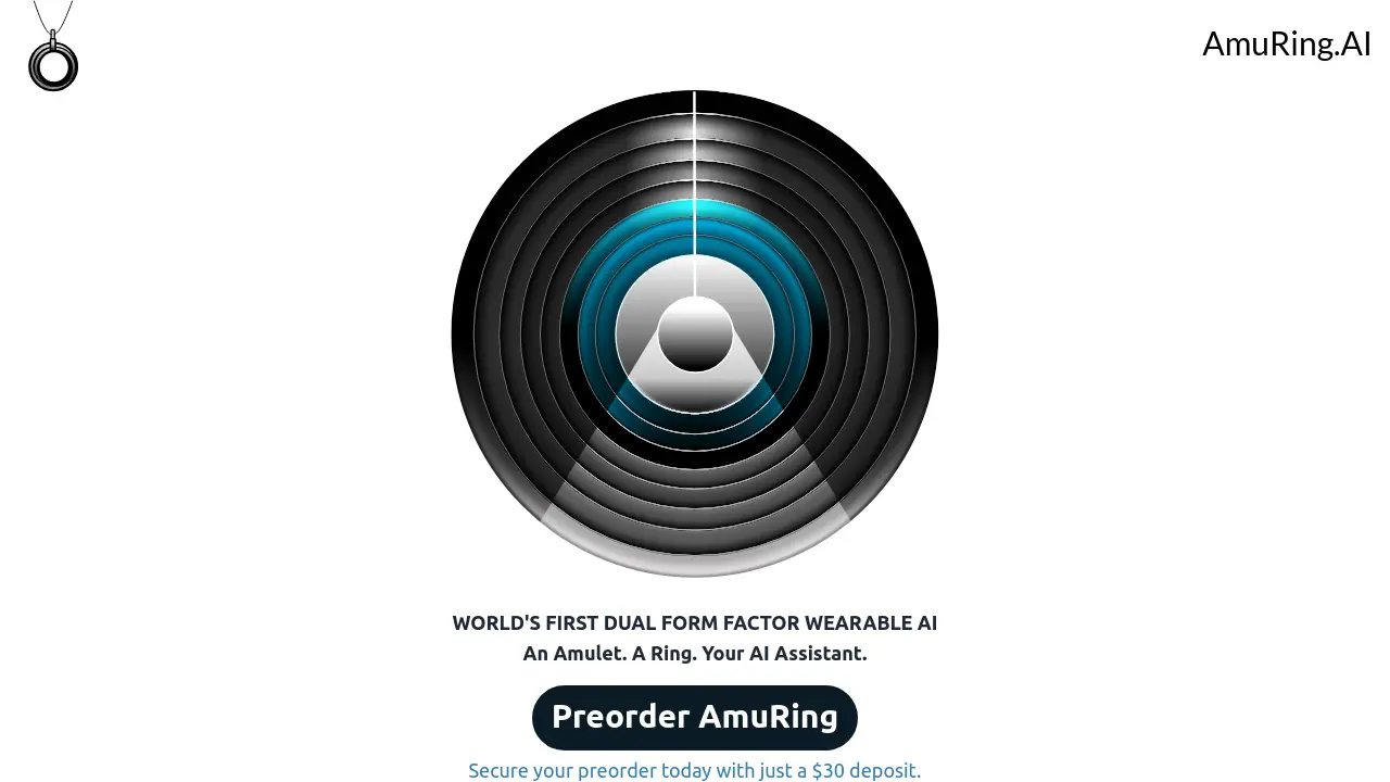 AmuRing - World's First Dual Form Factor Wearable AI
