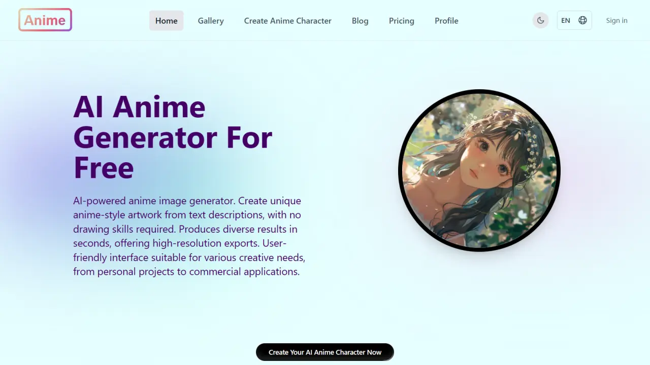 AnimeGen - AI-powered anime character generator for instant artwork ...