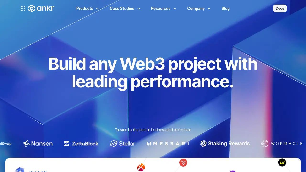 Ankr - Web3 Infrastructure for Developers and Stakers