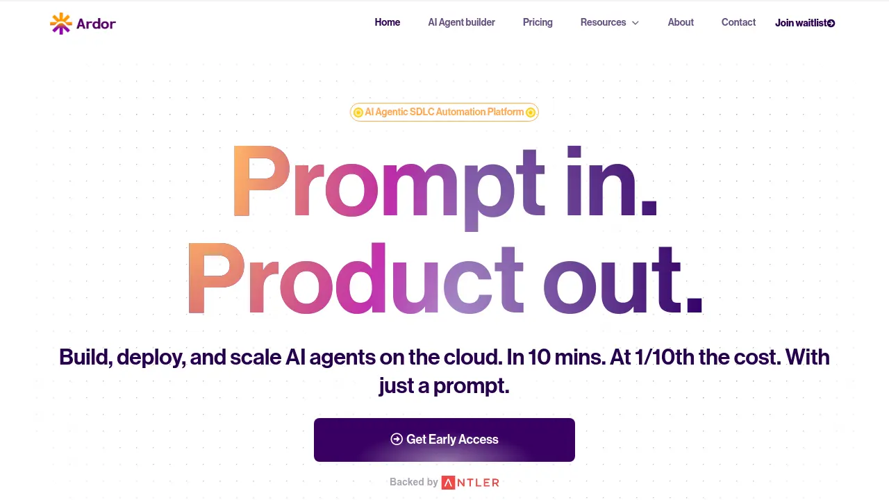 Ardor - From prompt to product in minutes - Build, deploy, and scale AI ...