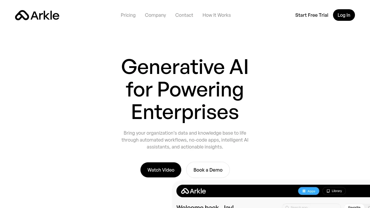 Arkle - Generative AI for Powering Enterprises