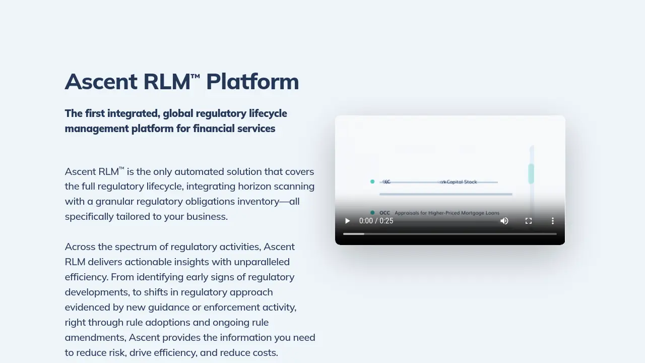 Ascent RLM - The First Integrated, Global Regulatory Lifecycle ...