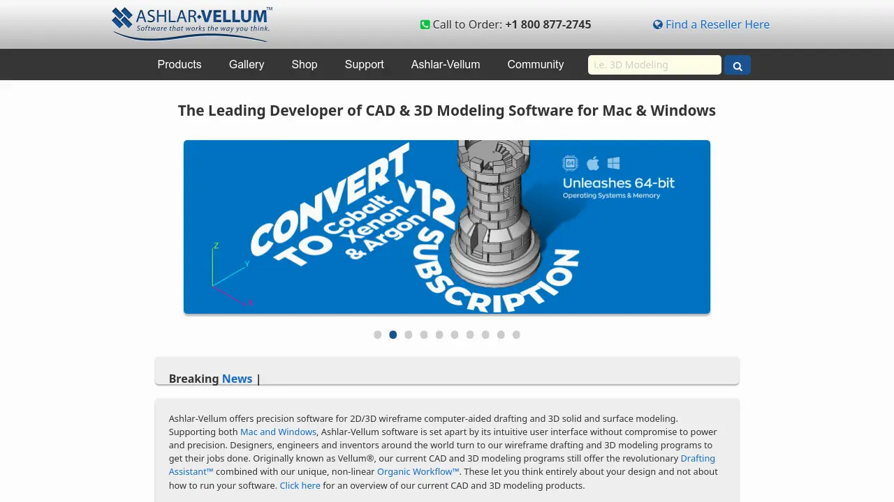 Ashlar-Vellum - Intuitive CAD & 3D Modeling Software for Mac & Windows