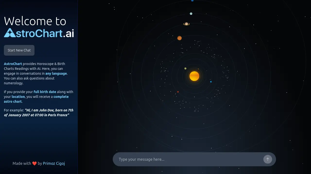 Astro Chart - AI-Powered Horoscope and Birth Chart Readings