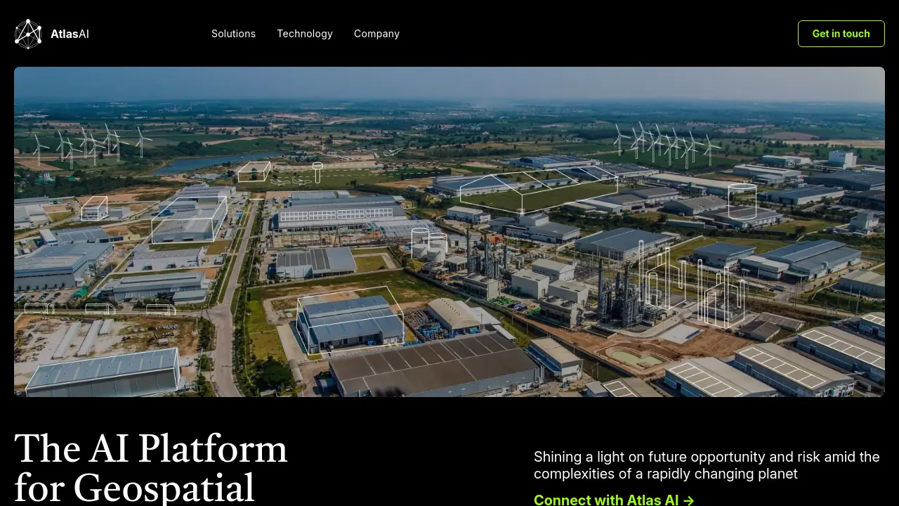 Atlas AI - The AI Platform for Geospatial Insights