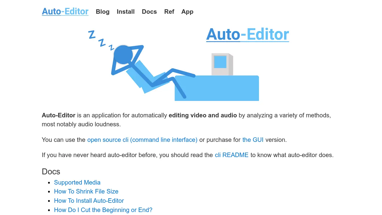 Auto-Editor - Automatically edit video and audio with AI-powered analysis
