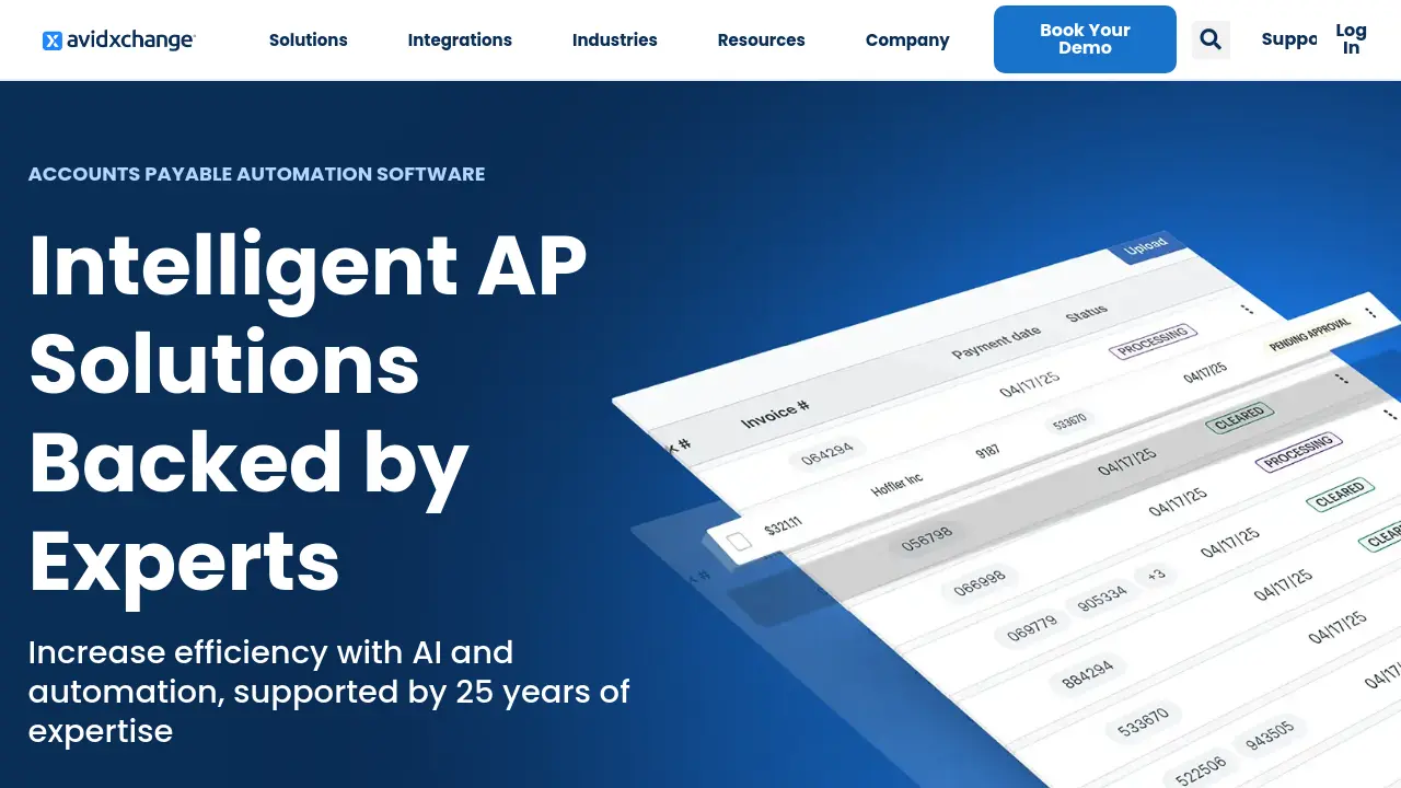 AvidXchange - AI-Driven Accounts Payable Automation for Finance Teams