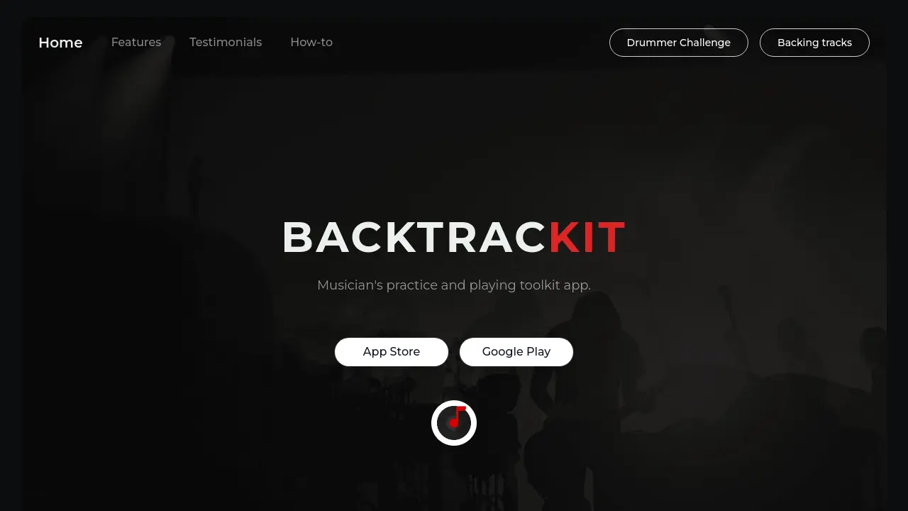 Backtrackit - Musician's practice and playing toolkit app.