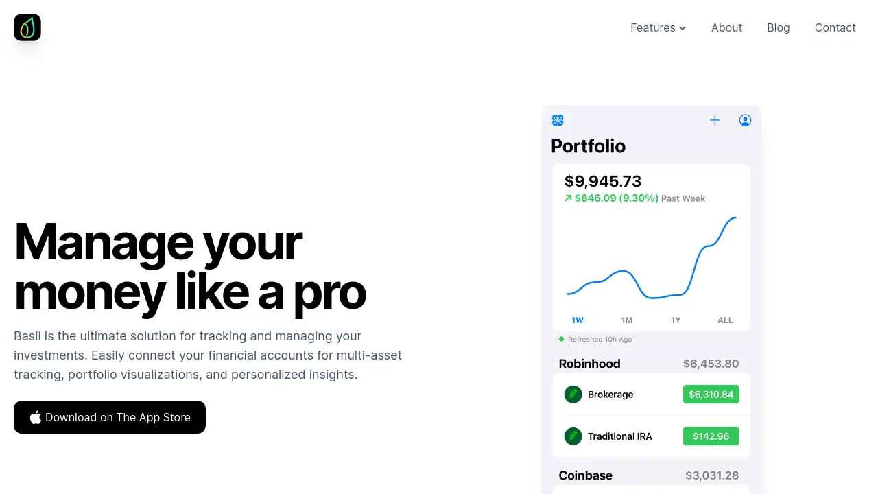 Basil - Manage your money like a pro