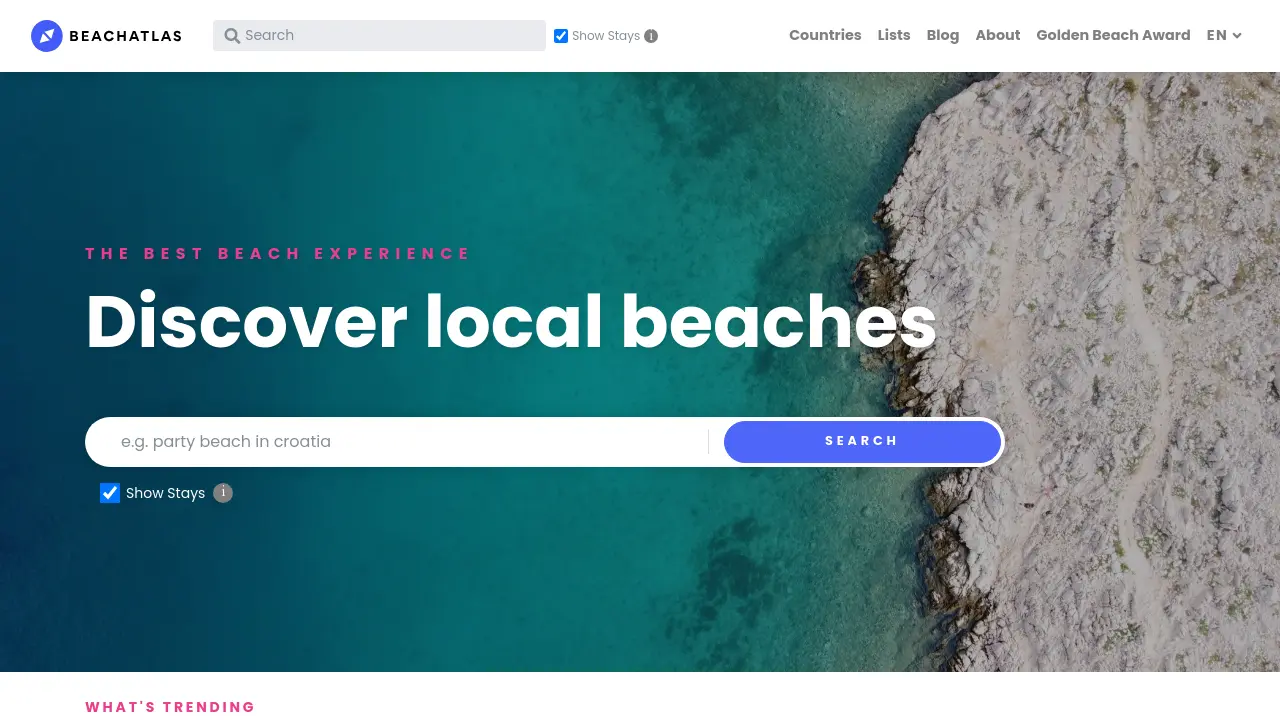 BeachAtlas - Discover the Best Beaches Worldwide