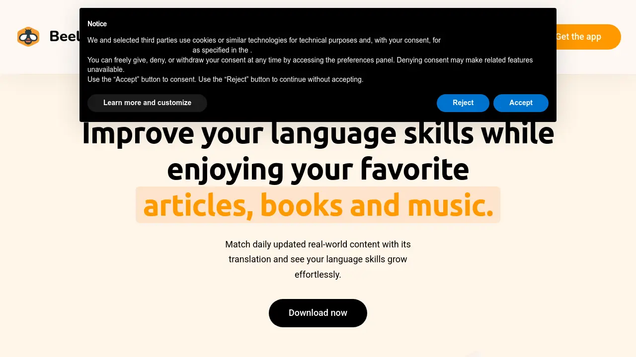 Beelinguapp - Improve your language skills while enjoying your favorite ...