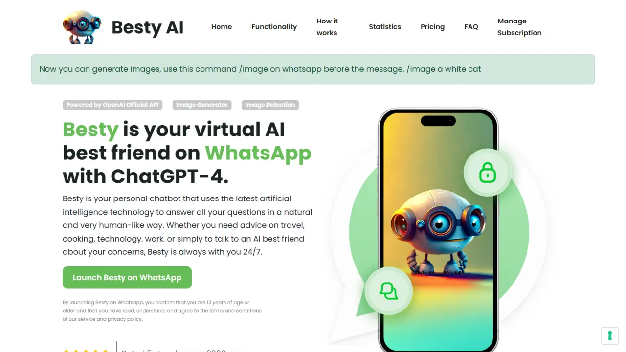 Besty - Your Virtual AI Best Friend on WhatsApp