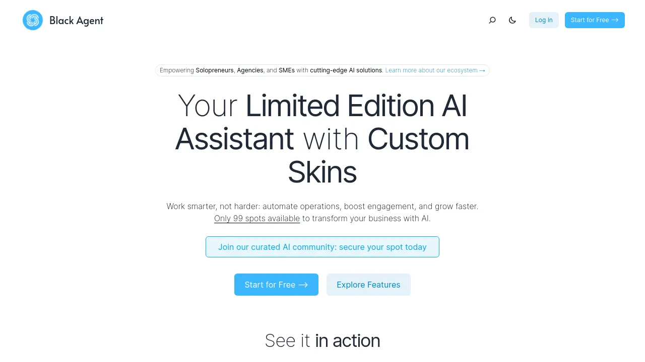 Black Agent - Empowering Businesses with Customized AI Automation ...
