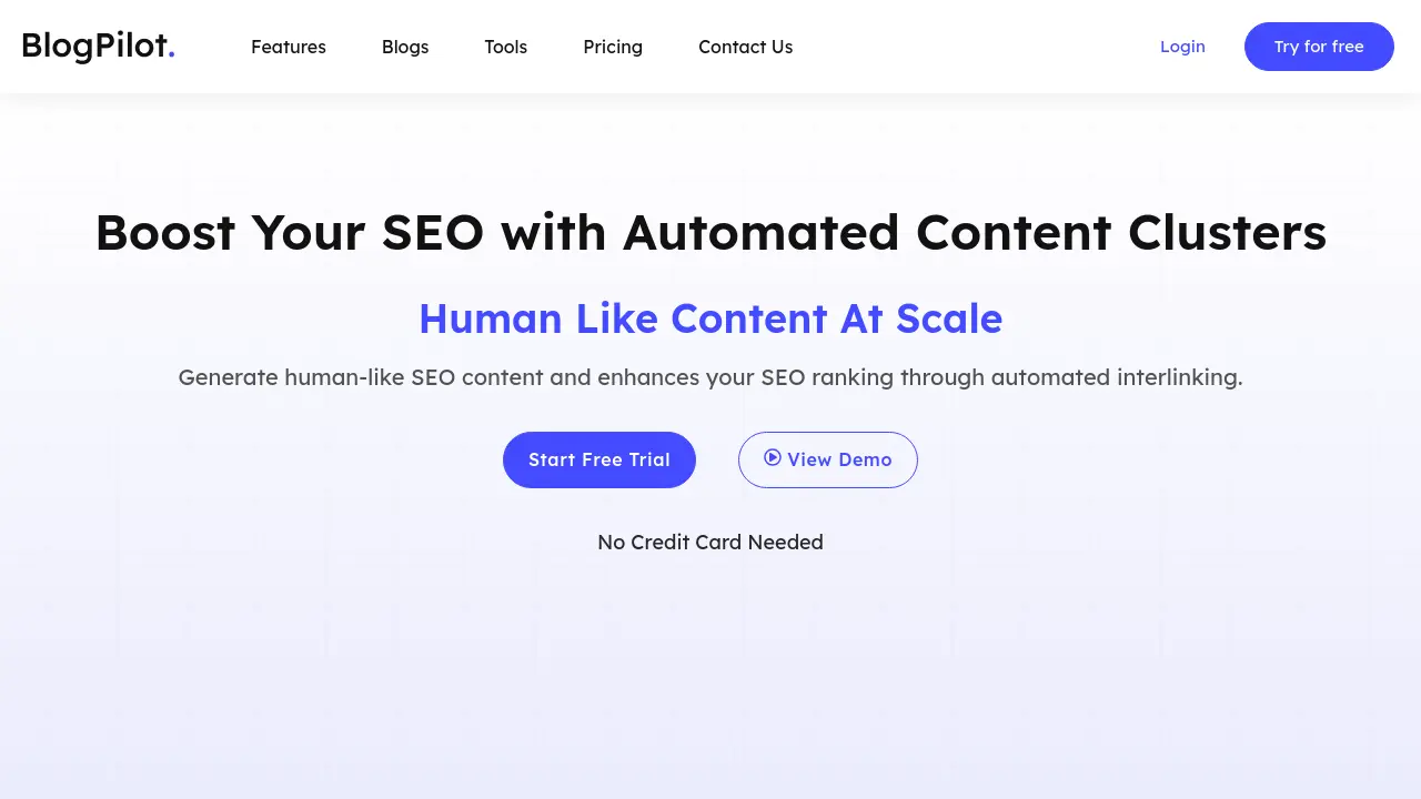 BlogPilot - Boost Your SEO with Automated Content Clusters