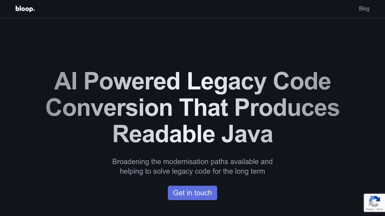 Bloop Ai Powered Legacy Code Conversion That Produces Readable Java