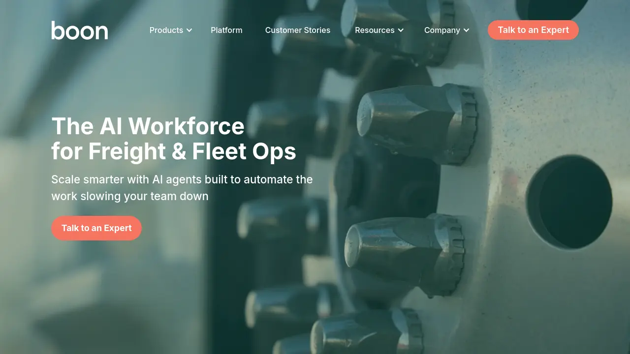 Boon - The AI Workforce for Freight & Fleet Ops