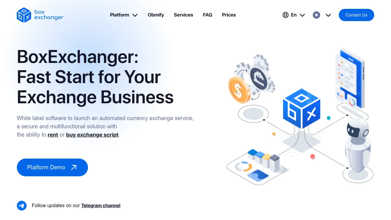 BoxExchanger - Automated White Label Currency Exchange Platform