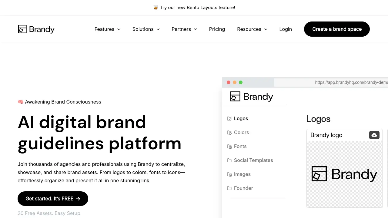 Brandy - AI-Powered Brand Guidelines & Asset Management Platform