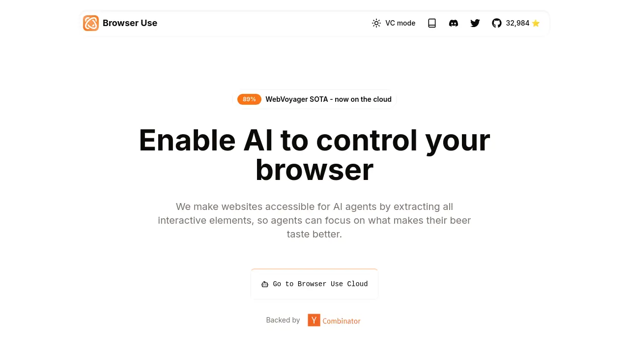 Browser Use - Enable AI to control your browser
