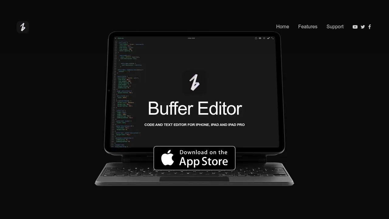 Buffer Editor - Advanced Code and Text Editor for iOS Devices