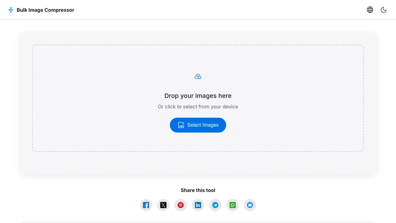 Bulk Image Compressor - Compress Multiple Images Efficiently and ...