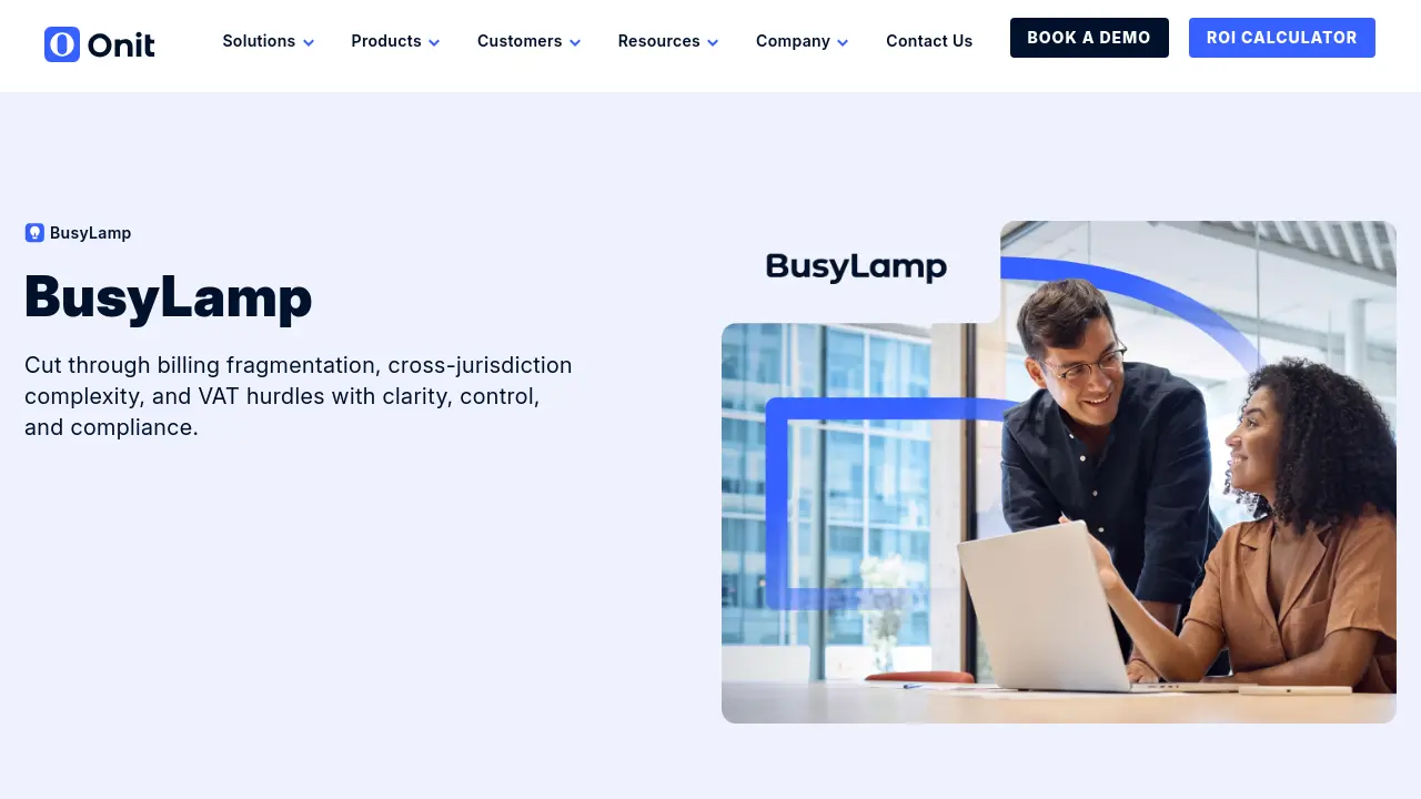 BusyLamp - Cut through billing fragmentation, cross-jurisdiction ...