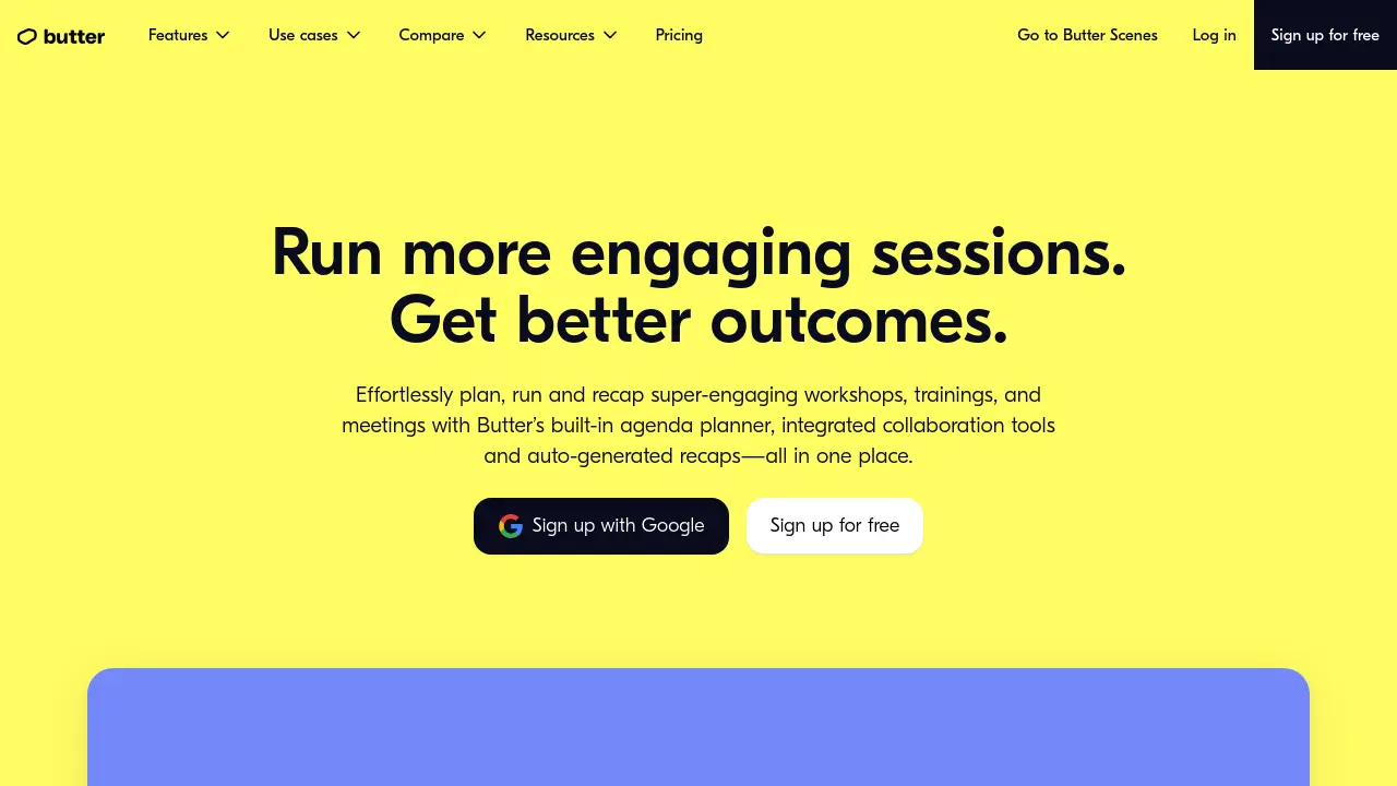 Butter - Run more engaging sessions. Get better outcomes.